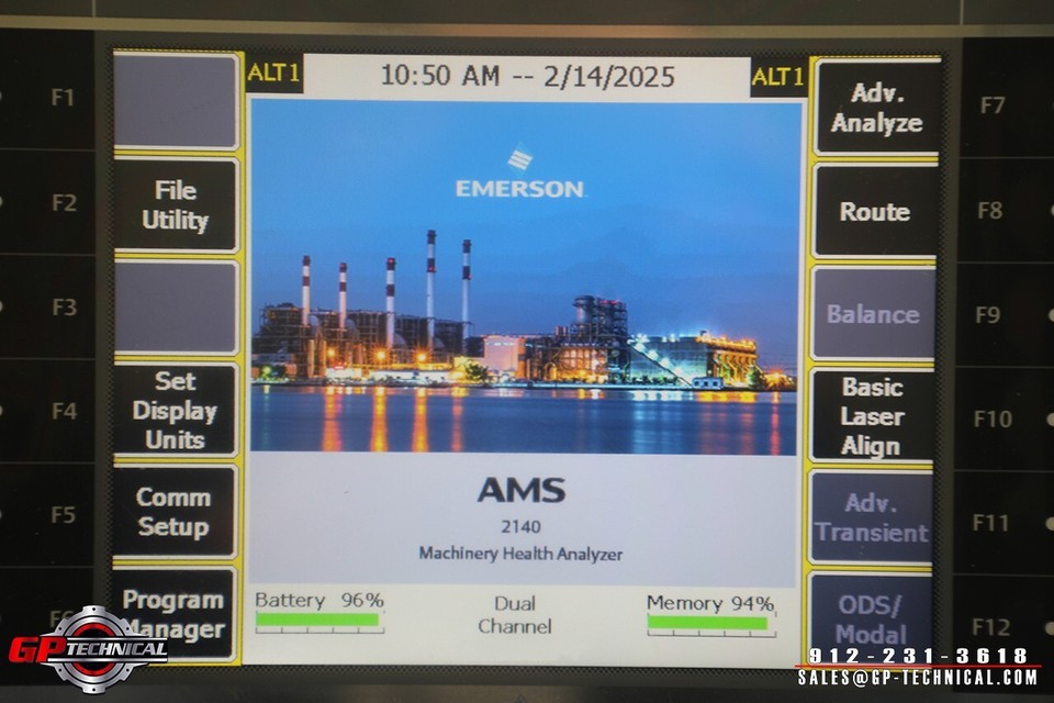 Emerson CSI/AMS 2140 Machine Health Analyzer - Olympus GE Waygate Fluke ...
