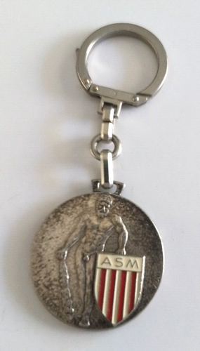 Keychain Metal Silver A.S.M MONACO REF78799 | eBay