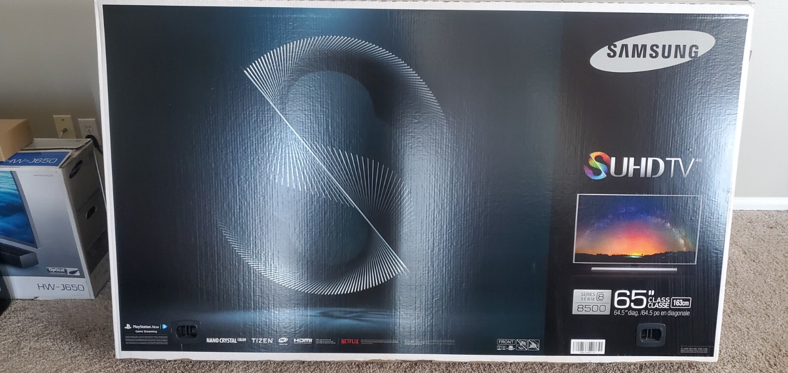 Samsung UN65JS8500 65-Inch 4K Ultra HD 3D Smart LED TV (4 Bonuses ...