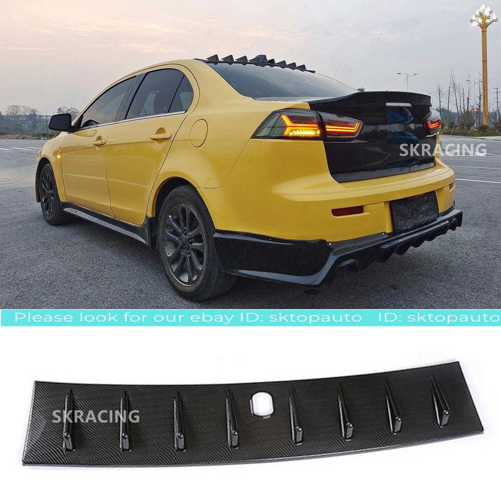 Universal Auto Carbon Fiber Texture Diffuser Shark Fin Kit, 42% OFF