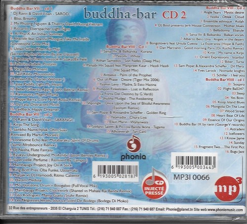 CD MP3 BUDDHA BAR VII 1 ET 2 + BUDDHA BAR VIII 1 ET 2 + BUDDHA BAR IX ...