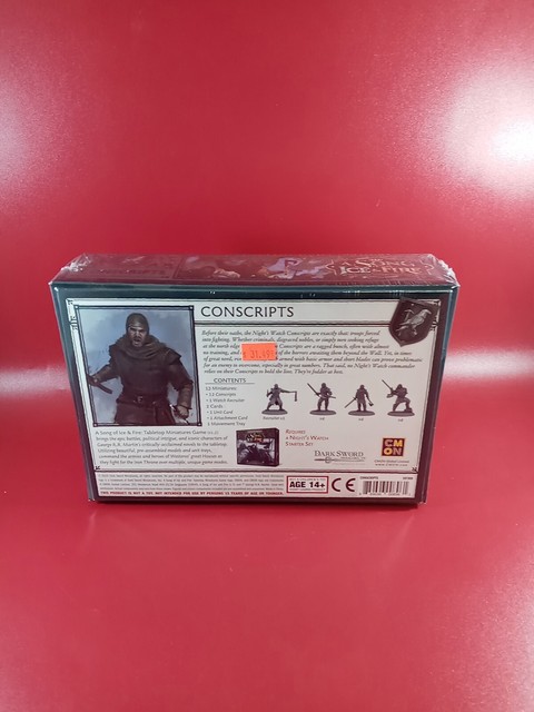 a Song of Ice and Fire Miniatures Game Conscripts Night's Watch Sif308 ...