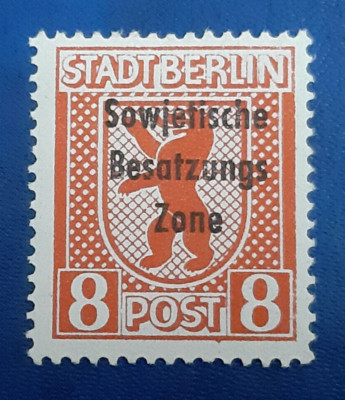 Germany Stamps Soviet Occupation Zone 8 Pfennig 1948 SBZ Mi. Nr. 202 vx ...
