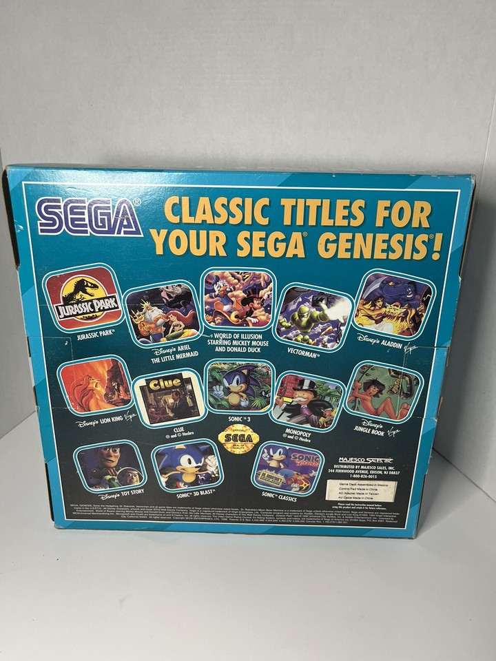 Sega Genesis Model 3 Core System CIB W/Manuals. Sonic Game NOT INCLUDED ...