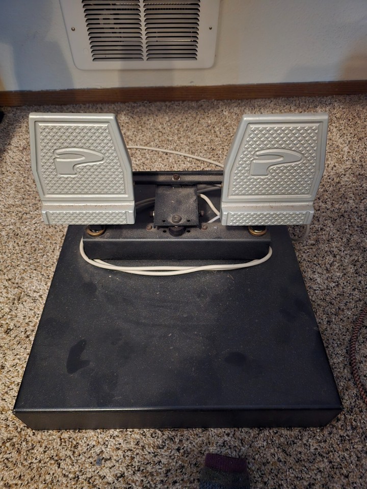 Cirrus II Precision Flight Controls Console with radio stack and rudder ...