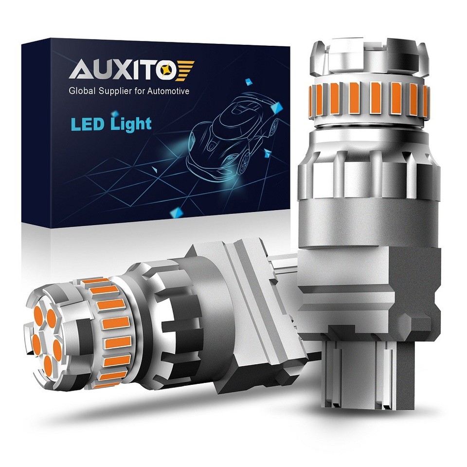 AUXITO 3156 3157 LED Signal Turn Parking Light Bulb Error Free Amber Canbus J | eBay