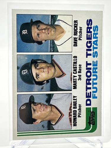 1982 Topps Tigers Future Stars Rookie Baseball Card #261 NM-Mint FREE ...