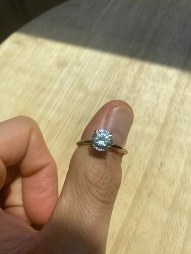 16k gold plated cubic zirconia ring size 10 | eBay
