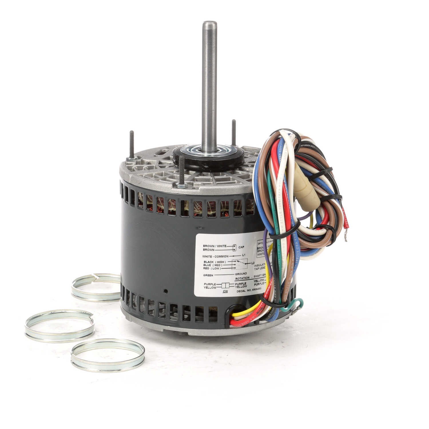 Marathon X003 Electric Motor 1/3 HP 1075 Rpm 1PH 208-230 Volt 48Z ...