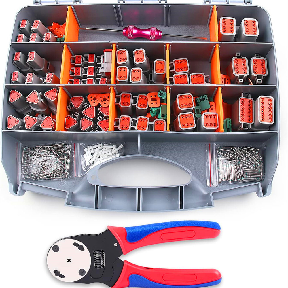 338pcs DT Electrical Connector Kit with Crimping Tool Removal Tool ...