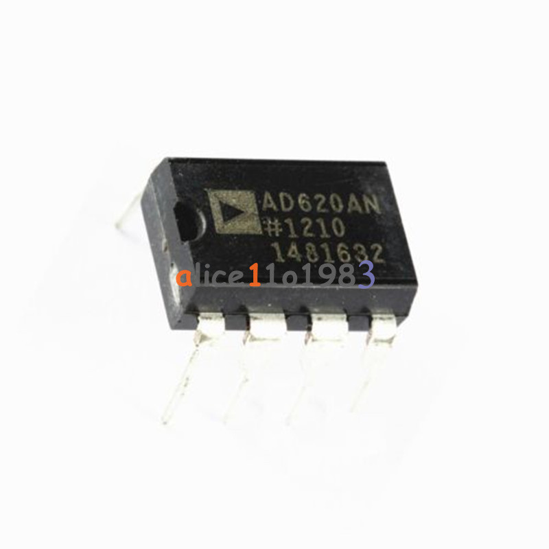 10PCS AD620 AD620AN DIP-8 Instrumentation Amplifier IC | eBay