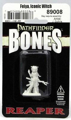 Reaper 89008 Feiya Iconic Witch (Pathfinder Bones) Female Wizard ...