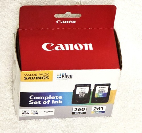 Canon PG-260 / CL-261 (3725C006) Multicolor Ink Cartridge. New unopened ...