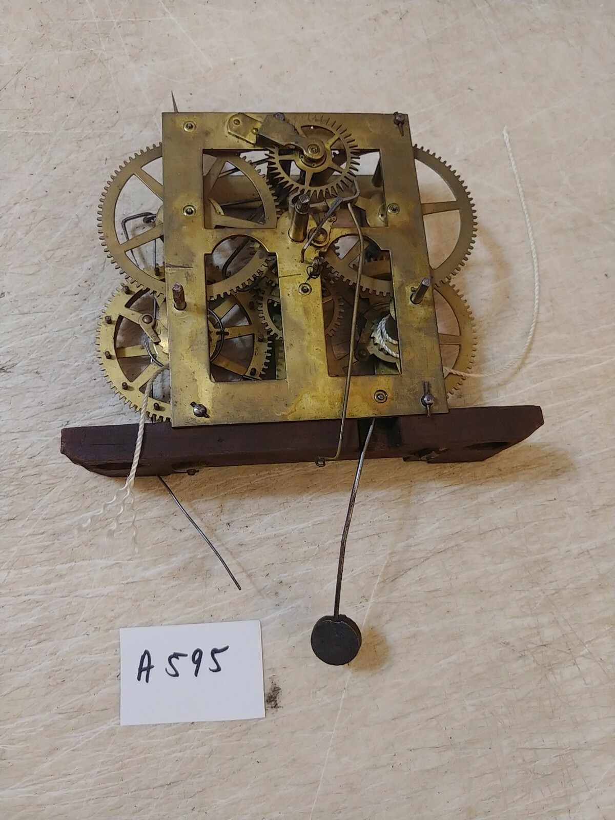 ANTIQUE ALANSON RICHARDS OGEE CLOCK MOVEMENT | eBay