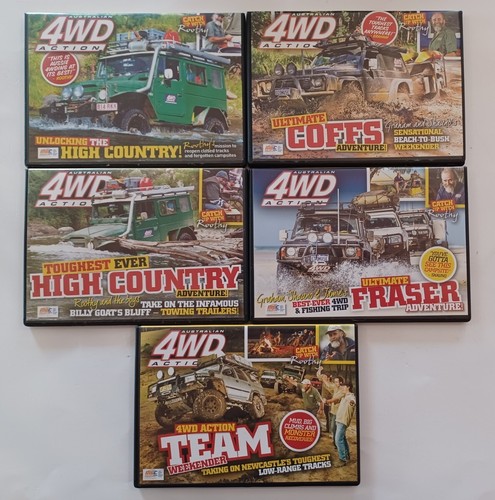 Australian 4WD Action DVD Bundle 210, 211, 212, 213 & 214 VGC Free ...