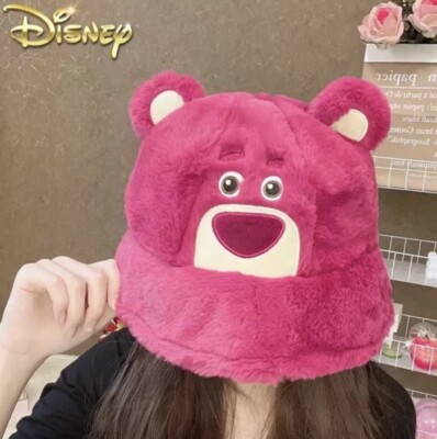 Disney Lotso Plush Hat Winter Warm Hat Kawaii Girl Toy Story | eBay