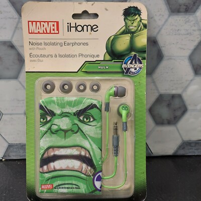 Marvel iHome Hulk Noise Isolating Earohines Avengers | eBay