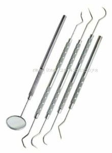 Dental Basic Tool Kit Carbon Stainless Steel Instruments 5Pcs | eBay