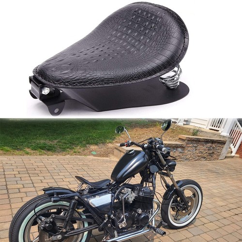 Black Motorcycle Alligator Solo Seat Base Bracket For Honda CB750 ...