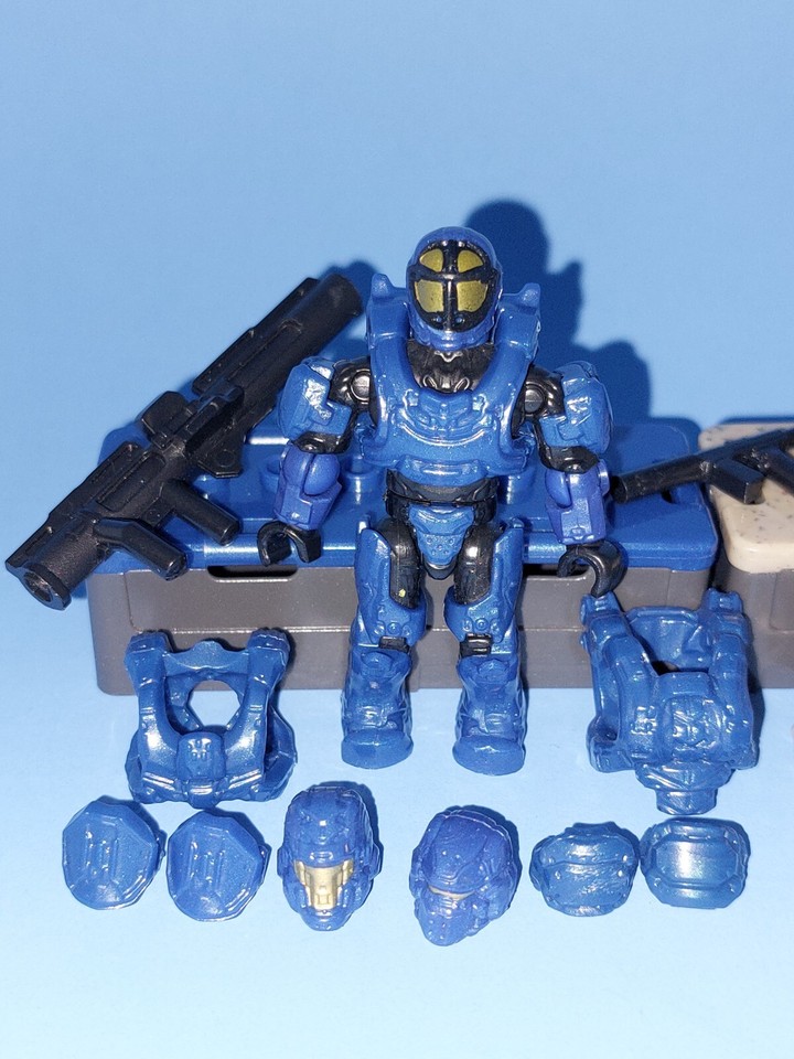 Halo Mega Bloks Construx Spartan Armor Customizer Pack #DLB92 Tan Blue ...