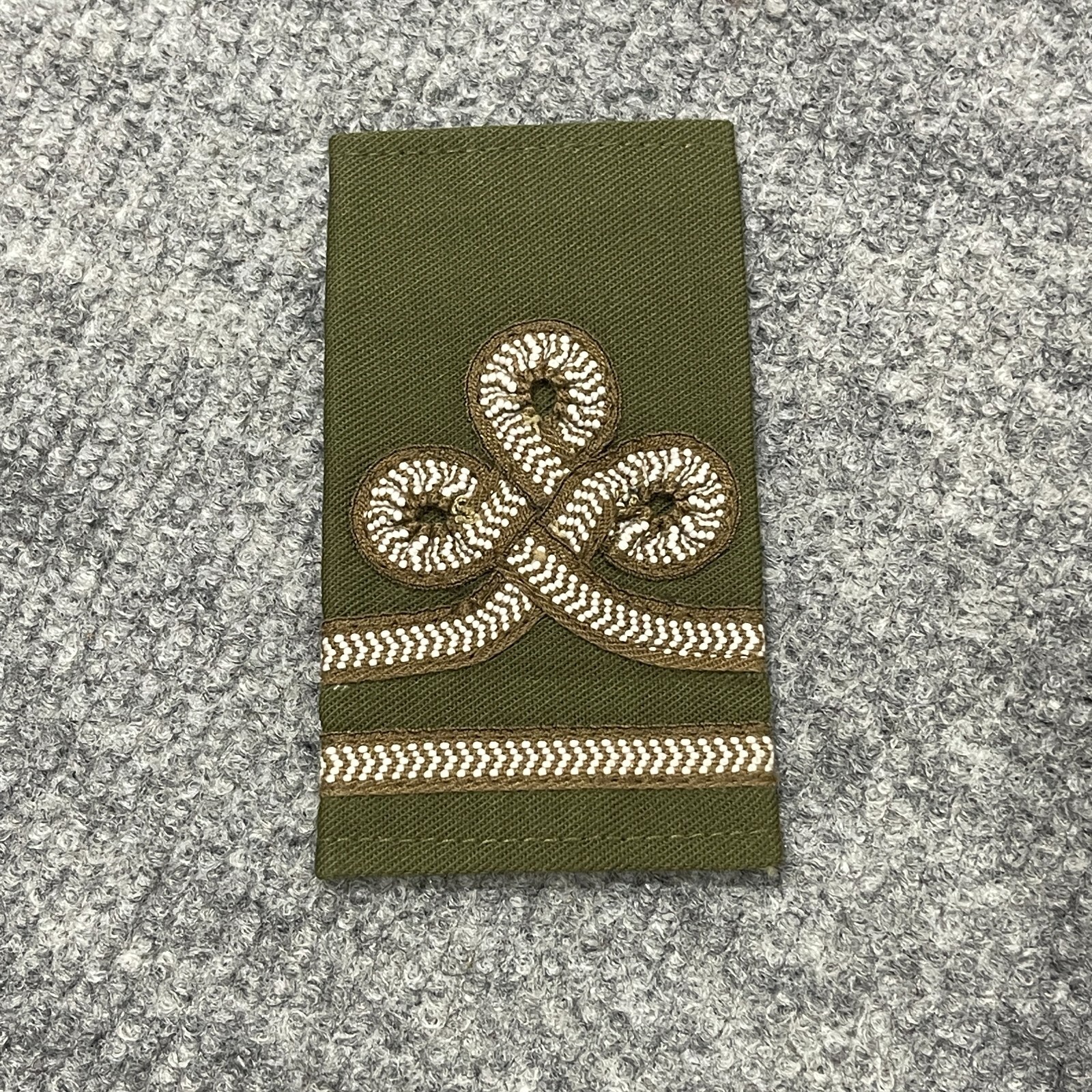 British Army Surplus Sandhurst Officer Cadet Epaulette & Rank Slide ...