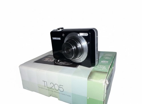 MINT Samsung TL205 DUAL SCREEN Digital Camera Black - NEW Open Box ...