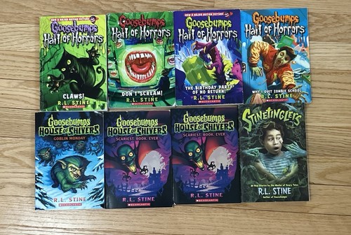 Lot of 8 Goosebumps Books by R.L. Stine Scholastic Paperback Book ...
