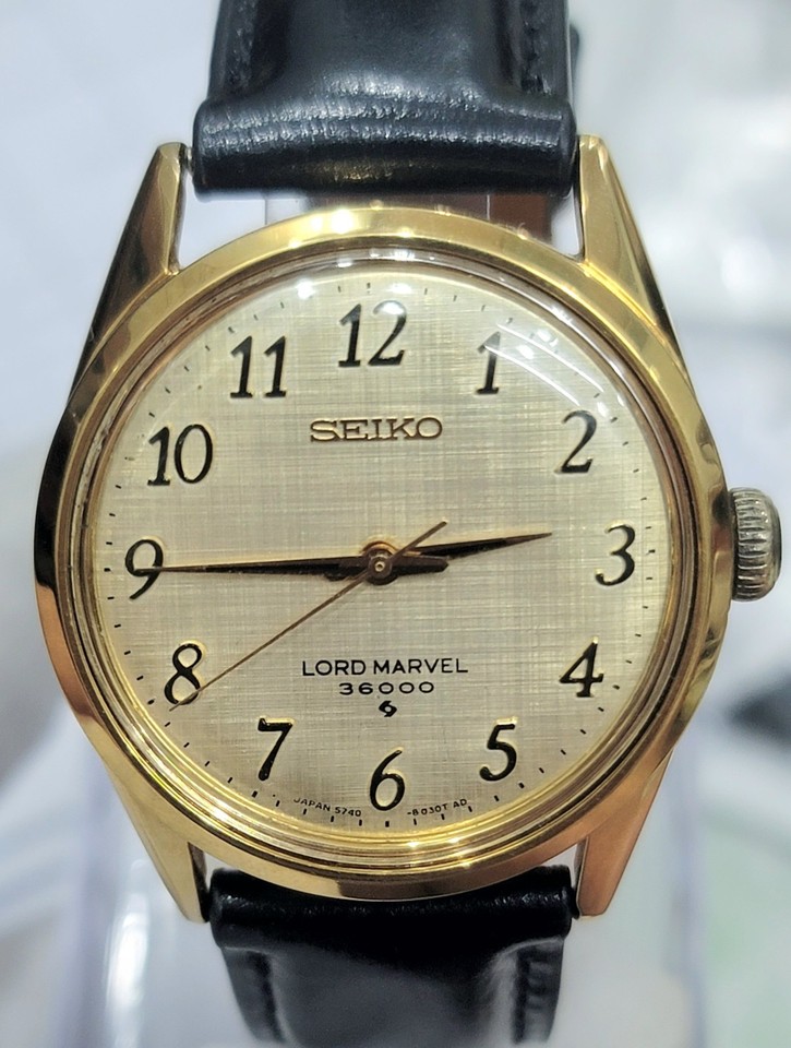 Vintage Seiko Lord Marvel 5740C 23J SGP Hi-Beat 36000bph Hand Winding ...