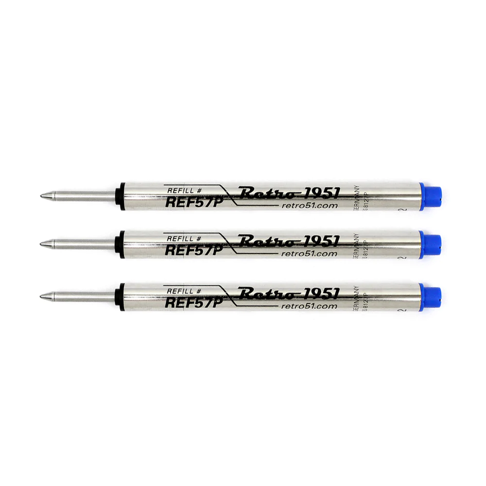 Retro 1951 Short Capless Rollerball Ink Refill Fine Tip Blue Pen ...