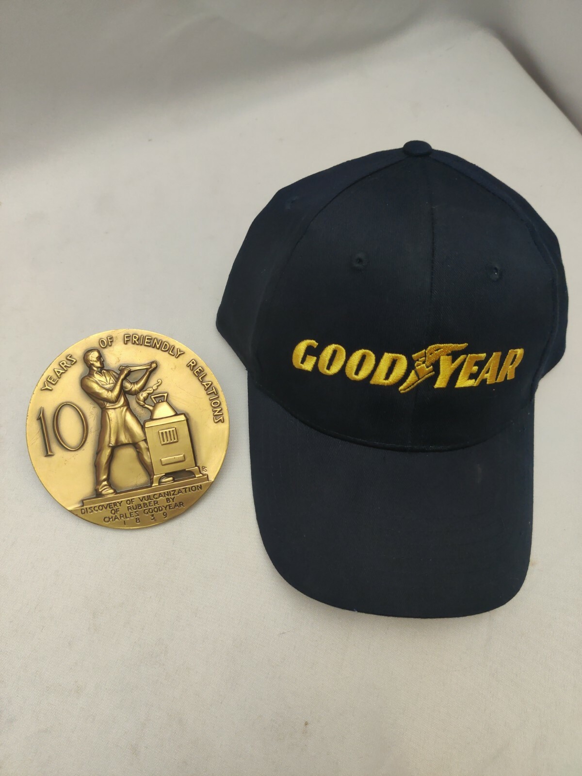 10 Years Relations Medal 1839 Vulcanization Rubber Charles Goodyear ...