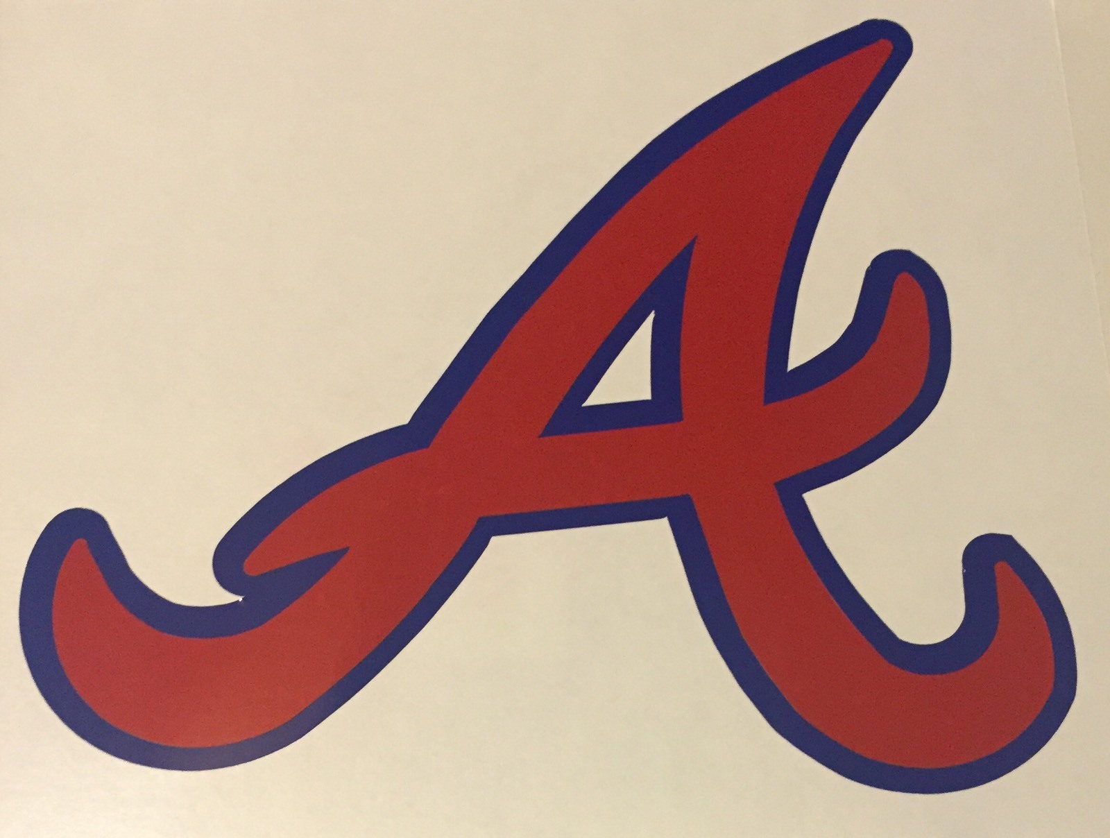 atlanta braves decals (Sticker 6" X 6"/ 2 Pack) | eBay