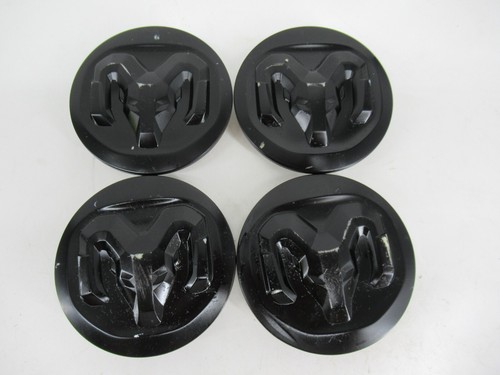 Center Caps Hubcaps Dodge Ram 2500 3500 6PG01SZ0AA Black OEM Wheel 19 ...