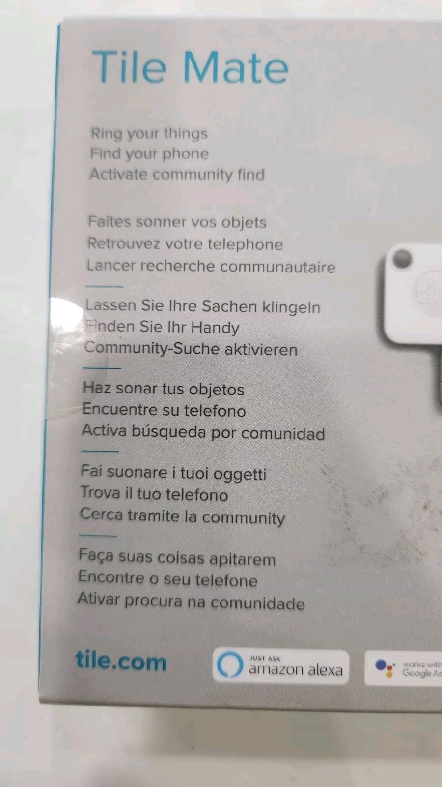 Tile RT-13001 Mate Replaceable Battery Item Tracker for sale online | eBay