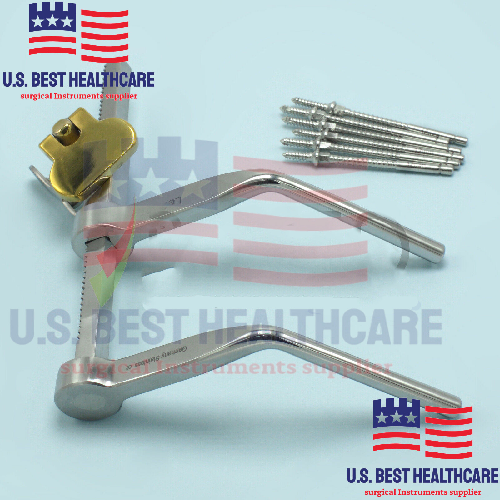 OR Grade Caspar Cervical Distractor Left Set With Screw Drivers Spine ...