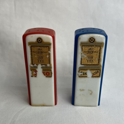 Vintage 1950’s ESSO Gasoline Pumps Salt & Pepper Shaker Set SASKATOON ...
