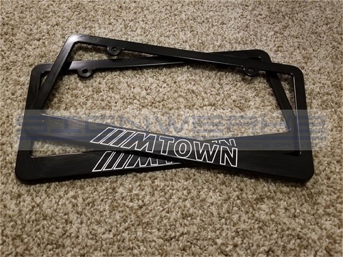 BMW M Town License Plate Frame Outline M2 M3 M4 M5 M6 X3 X5 X4 Z4 X5 ...