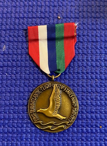 VINTAGE US NAVY NC-4 MEDAL FIRST TRANS ATLANTIC FLIGHT MAY 1919 | eBay