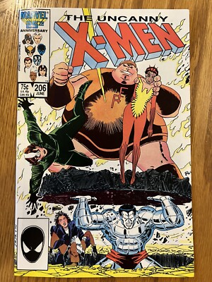 The Uncanny X-Men #206 From 1986 | eBay