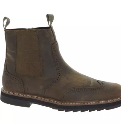 Timberland Squall Canyon WP Wing Tip Chelsea Olive | eBay