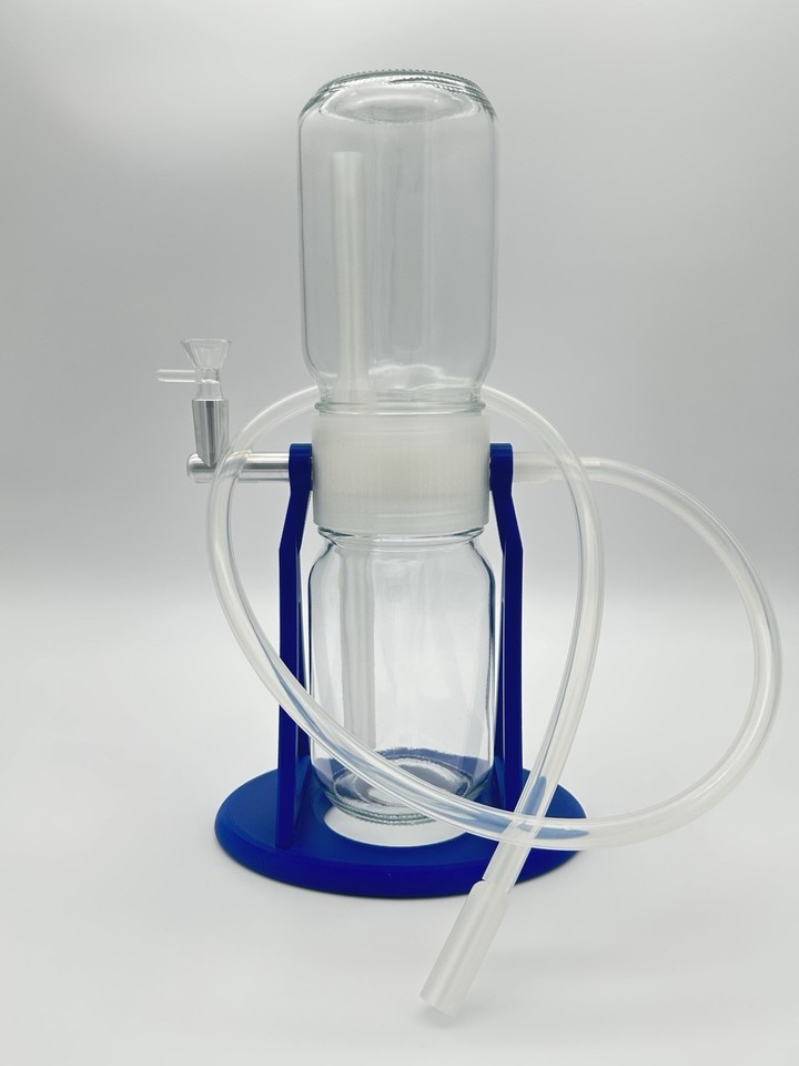 360 Rotating Gravity Bong/Hookah Water Pipe. Ocean Blue/Clear Edition ...