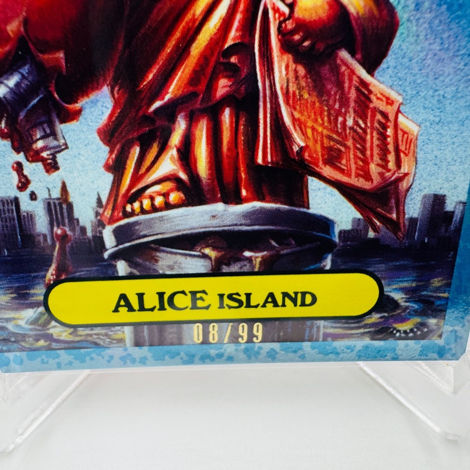 ALICE Island 3a Drool Blue 08/99 Garbage Pail Kids Worst of 40th ...