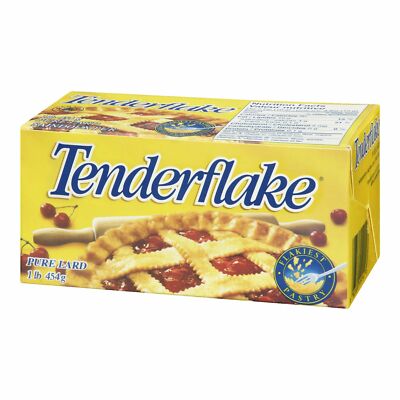 4 X Tenderflake Pure Lard Flaky Pastry Crust 454g Each-From Canada-Free ...