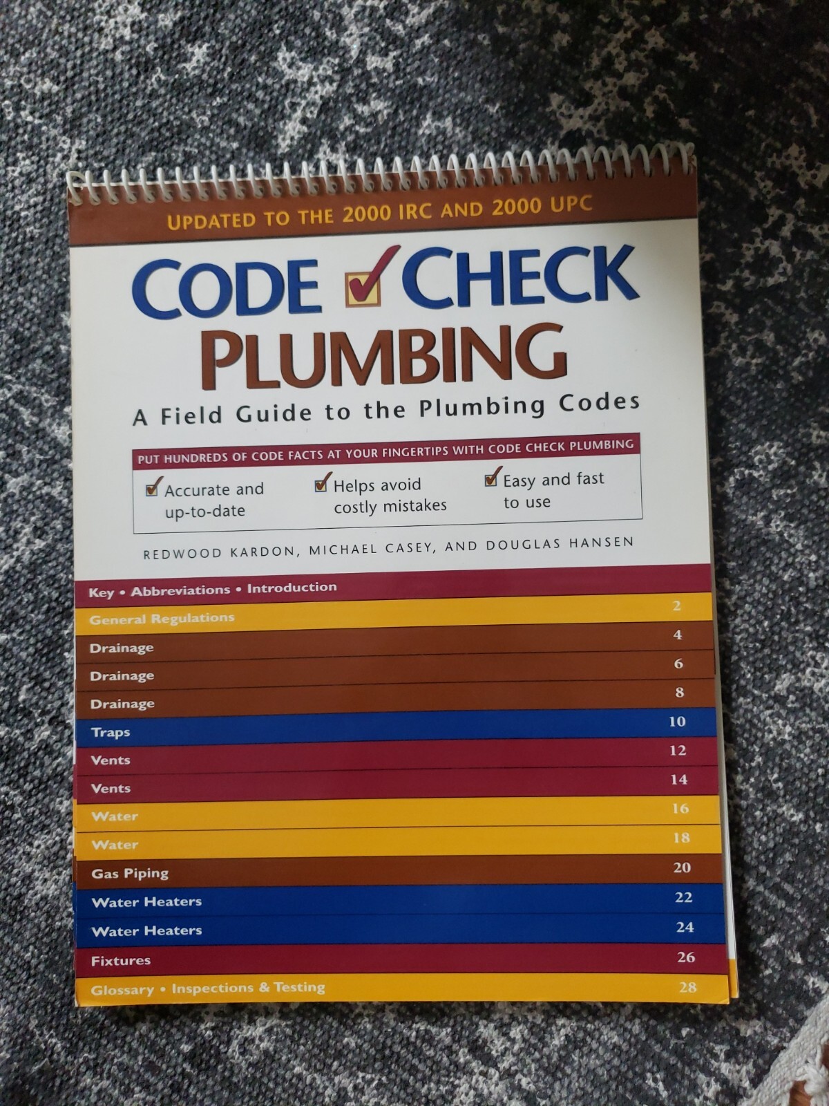 Code Check Plumbing : A Field Guide to the Plumbing Codes by Redwood ...