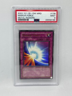 Yu-Gi-Oh! Mirror Force MRD-138 [Ultra Rare PSA Mint 9] 2002 Metal ...
