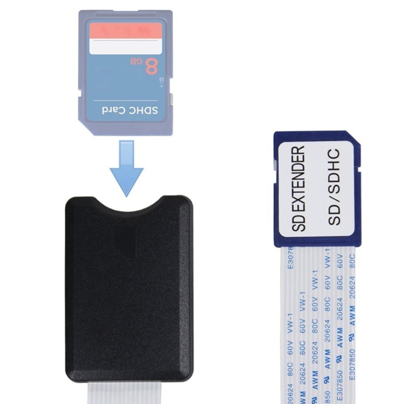 to Memory Card Kit Extension Cable Adapter Soft Flat FPC Cable Extender ...