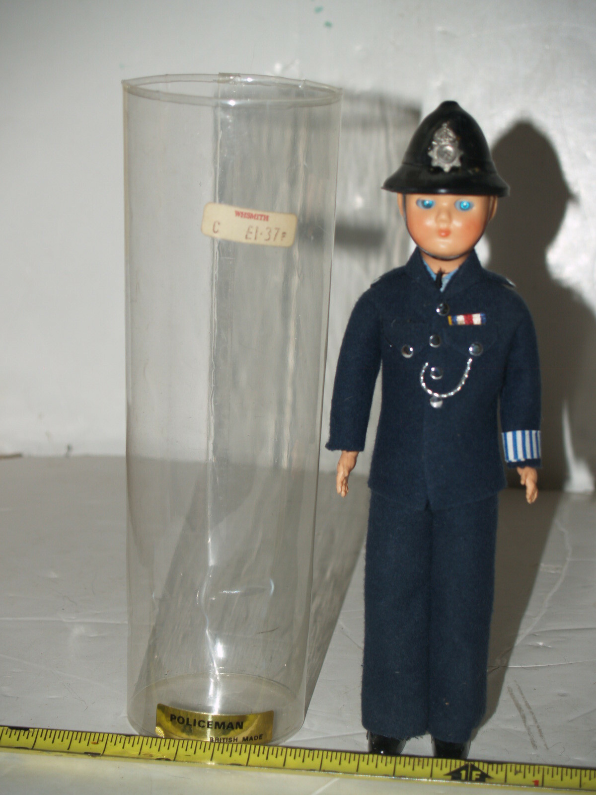 Vintage British Policeman doll-Bobbie- Eyes Close - 9" tall | eBay