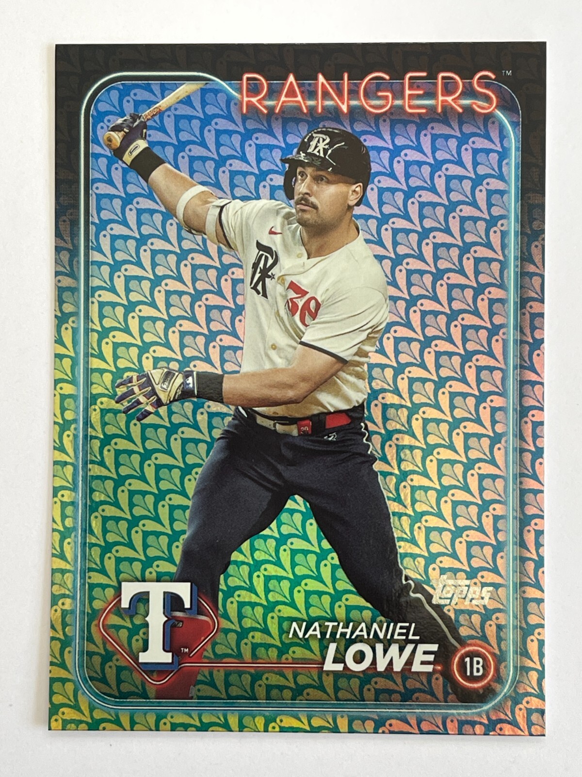2024 Topps Series 1 Rangers Nathaniel Lowe Easter Holiday Foil #174 | eBay