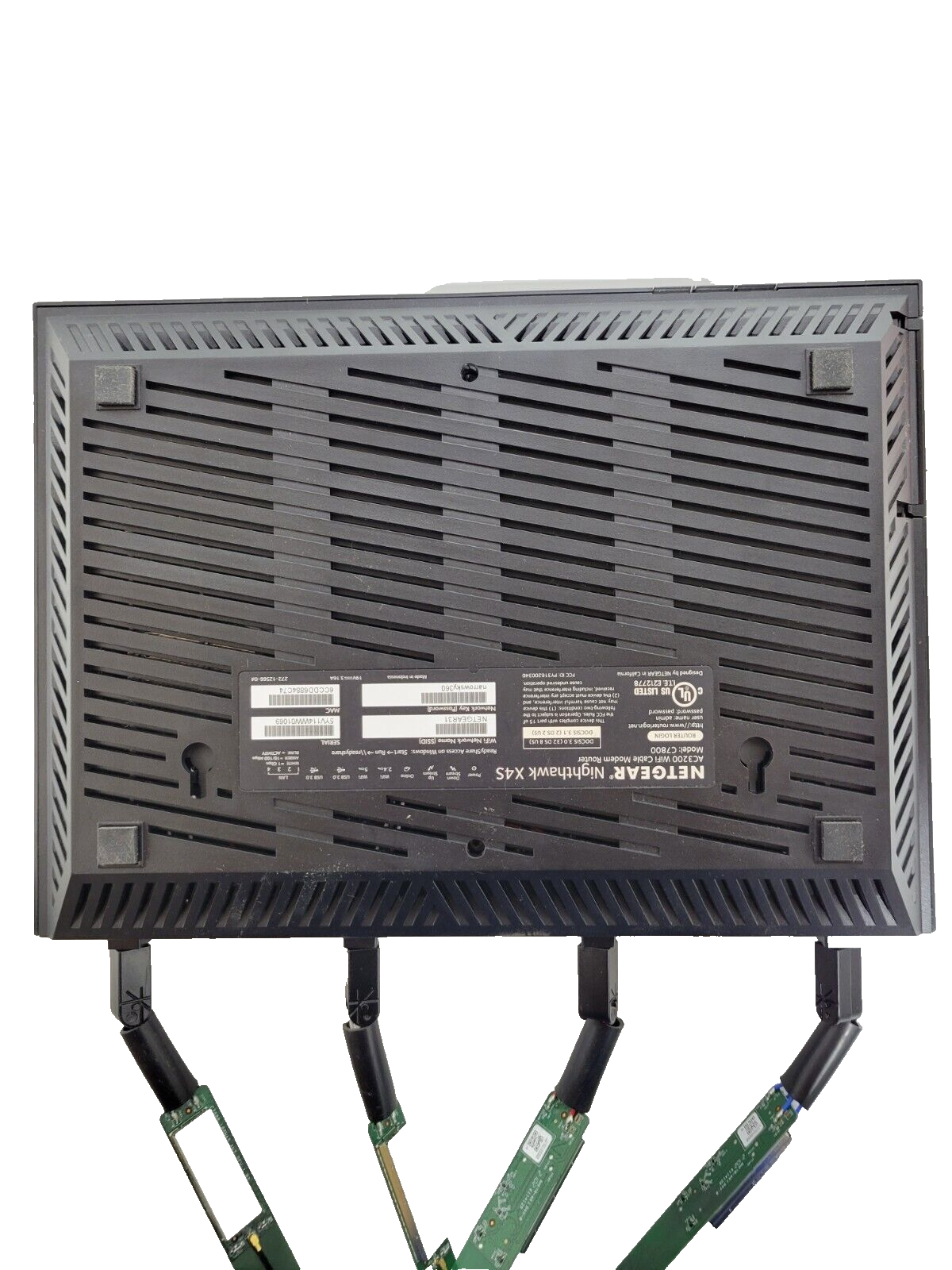 Netgear C7800 Nighthawk X4S AC3200 WiFi Cable Modem Router 695974856229 ...