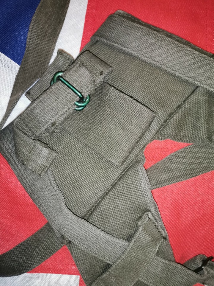 British army 58 pattern webbing yoke Falklands war type | eBay UK