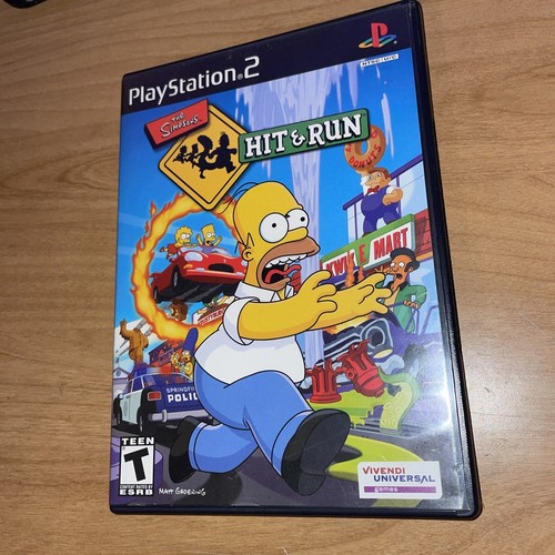 The Simpsons: Hit & Run PS2 PlayStation 2 CIB Complete Black Label ...